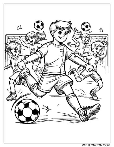 13 Free Printable Football Soccer Coloring Pages Sheets And Pictures