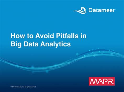 How To Avoid Pitfalls In Big Data Analytics Webinar Ppt