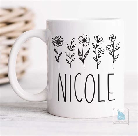 Personalized Name Mug Custom Name Coffee Mug Custom Name T For Her