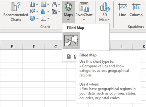 How To Make A Filled Map Chart In Excel Business Computer Skills