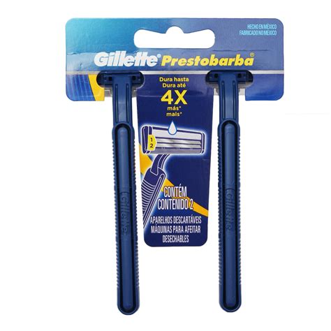 Rastrillos Desechables Gillette Prestobarba 2 Piezas Delsol