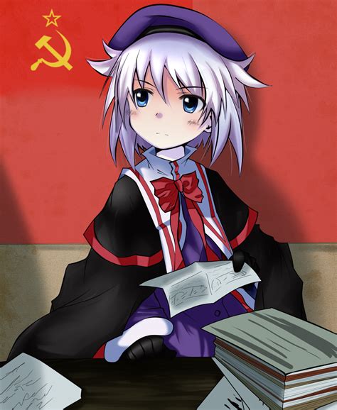Safebooru Alice Soft Beret Blue Eyes Blush Daiteikoku Hat Highres