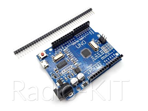 Ардуино Uno R3 Mega328 разъем Usb Micro Модуль