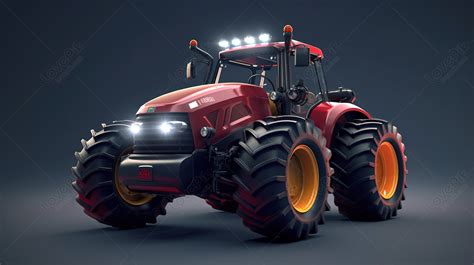 무인 트랙터 격리된 배경에서 놀라운 3d 렌더링 현대 기술 배경 트랙터 배경 디지털 디자인 배경 이미지 Hd 현대 기술 트랙터 디지털 디자인 배경 사진 무료