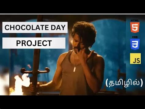 3 ChocolateDay Celebration Page HTML CSS JS Project 2024 Tamil
