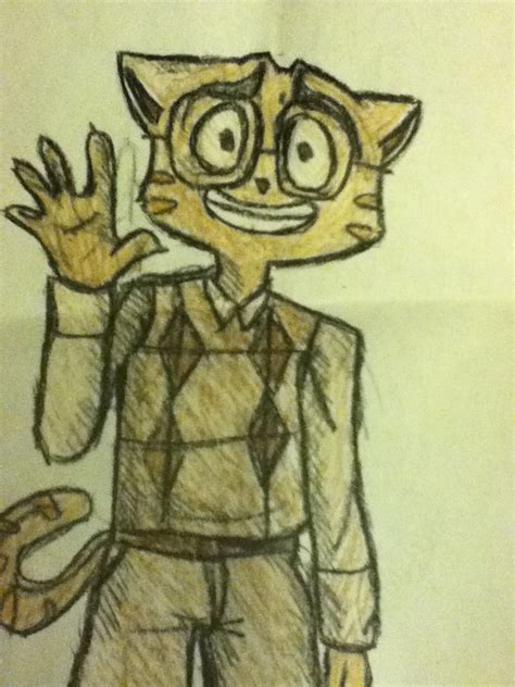 Nervous Nerd Cat By Capulet4440 On DeviantArt