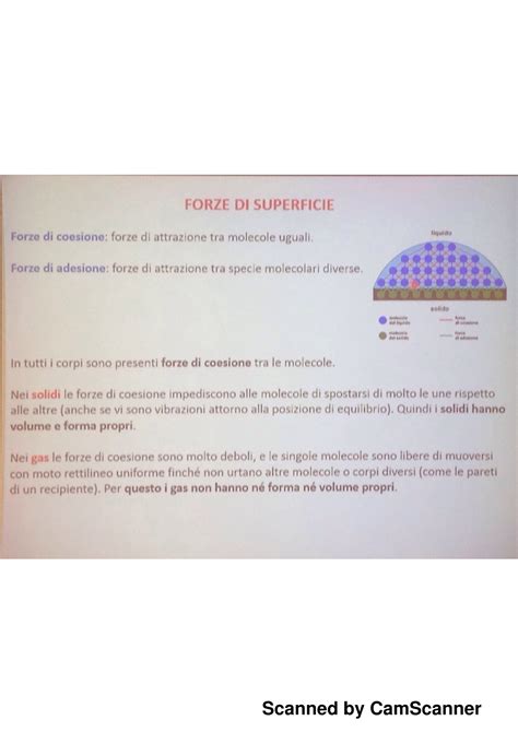 Appunti Forze Di Superficie Scienze Fisiche Aa 20152016 Warning Error During Font