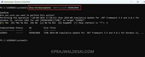How To Show Or Hide Updates In Windows 11 Prajwal Desai