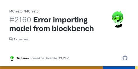 Error Importing Model From Blockbench · Issue 2160 · Mcreatormcreator · Github