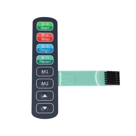 High Quality Oem Fpc Membrane Switch And One Button Keypad With Leds