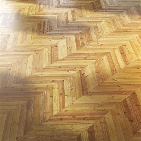 Pine Chevron Wood Parquet Pbr Texture
