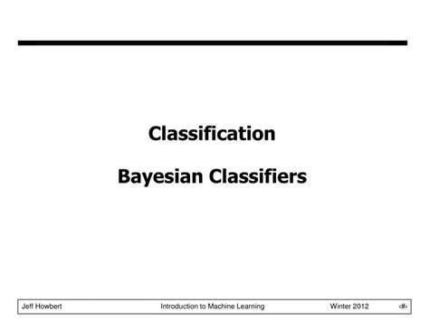 ppt classification bayesian classifiers powerpoint presentation free