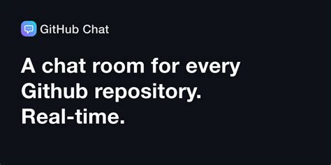 GitHub HarryET Github Chat A Chat Room For Every GitHub Repository Real Time