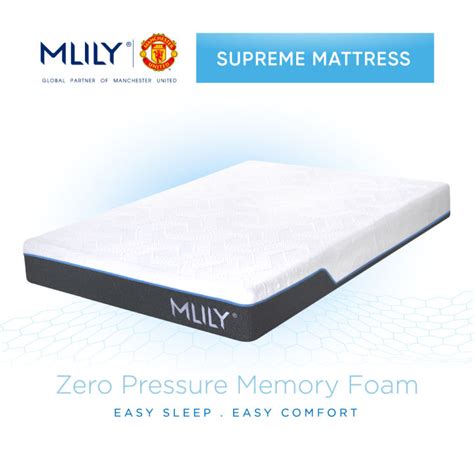 Mlily Supreme Memory Foam Mattress Zero Pressure Foam 梦百合0压记忆棉床垫 Lazada