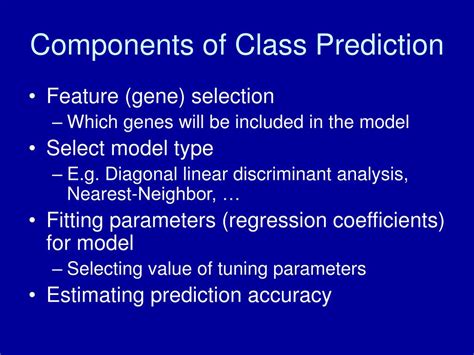 Ppt Development And Validation Of Predictive Classifiers Using Gene