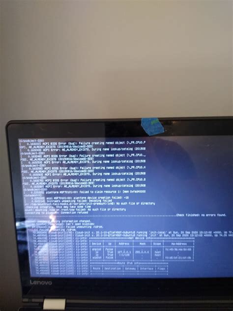 Ubuntu Install Errors