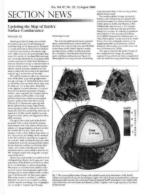 Pdf Updating The Map Of Earths Surface Conductance
