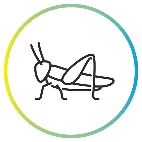 Premium Vector Grasshopper Icon