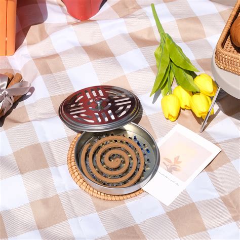 모기향 스탠드 케이스 야외 캠핑 낚시용 연소기 거치대 받침대 홀더