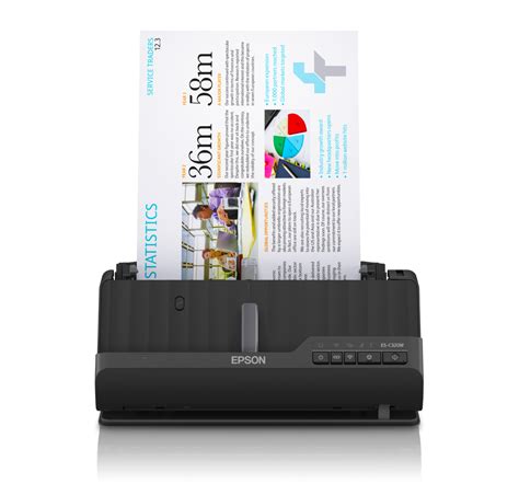 B11b270503 Epson Workforce Es C320w Wi Fi Portable Sheet Fed Document Scanner Network