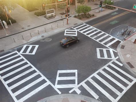 pedestrian crossing intersection