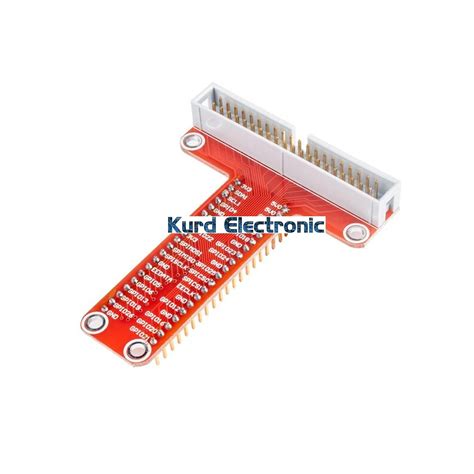 red 40pin gpio t type extension board kurd electronic