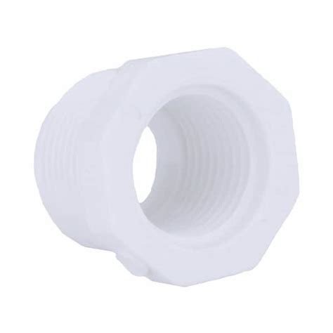 Charlotte Pipe 3 4 In X 1 2 In Pvc Schedule 40 Reducer Bushing Pvc 02112 1600hd The Home Depot