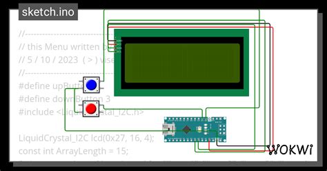 Lcdmenu Dynamic Wokwi Esp32 Stm32 Arduino Simulator
