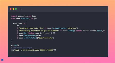 Sardar Abdullah K On Linkedin Datascience Bigdata Apachebeam