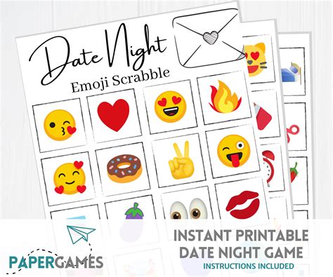 Fun And Sexy Date Night Games Bundle Instant Download Couples Date Night