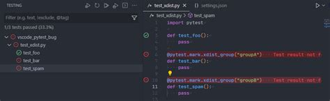 Pytest Adapter Not Compatible With `xdistgroup` Marker · Issue 19374 · Microsoftvscode Python