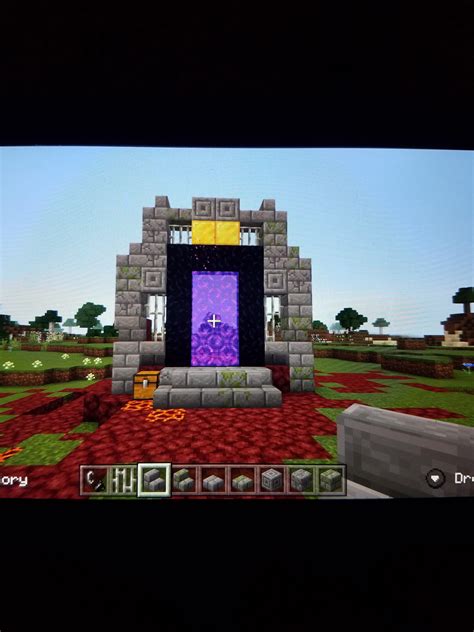 I Attempted To Fix A Ruined Nether Portal I Found I Creative R Minecraft