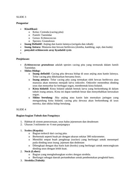 Echinococcus Granolosus Pdf