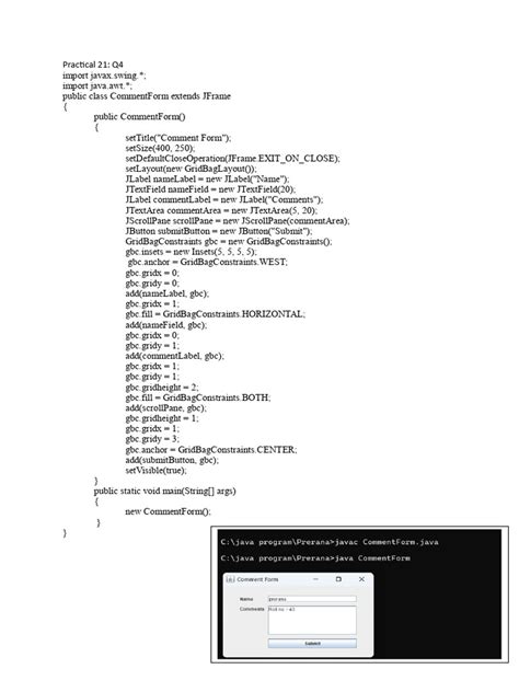 Java Practical 21 Pdf