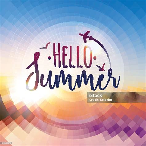 안녕하세요 여름 백그라운드에서 여행 휴가되시기 또는 휴식하다 컨셉입니다 벡터 0명에 대한 스톡 벡터 아트 및 기타 이미지 0명 가방 계절 Istock