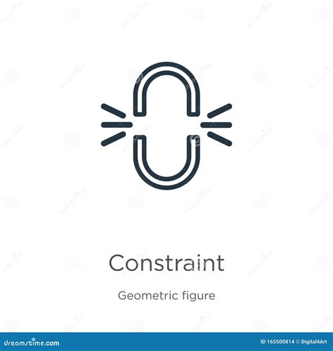 Constraint Icon Simple Creative Element Filled Monochrome Constraint