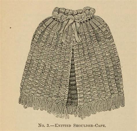Ravelry 1892 Victorian Shoulder Cape Pattern By Engineering Knits