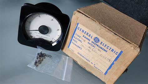 General Electric Dc Milliamp Meter Type D081a3ba1 Red Beard Pro Audio