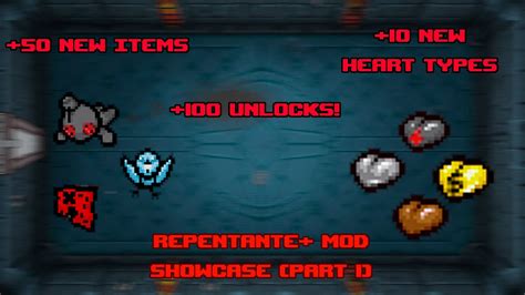 MORE Unlocks For Tainted Characters Repentance Mod Showcase Part 1 Tboi Repentance YouTube