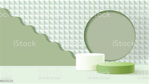 파스텔 배경에 3d 연단 제품 전시를 위한 추상적인 기하학적 모양 강단에 대한 스톡 벡터 아트 및 기타 이미지 강단 곡선