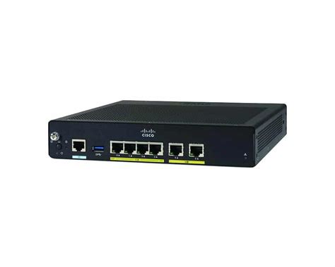 Cisco Integrated Services Router 927 Wwan Desktop Wireless Cellular Modem 4 Port Switch