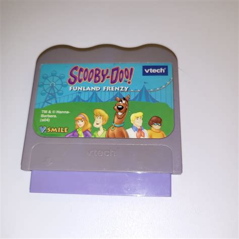 Scooby Doo Finland Frenzy Vtech Vsmile Game Cartridge Used Educational