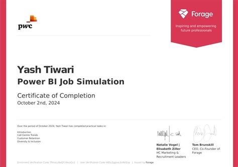 Yash Tiwari On Linkedin I Am Excited To Share That I Just Completed Pwcs Power Bi Job Simulation