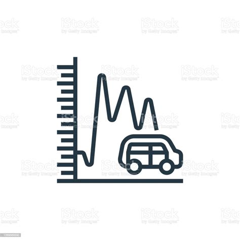 전기 자동차 개념에서 분석 아이콘 벡터 분석 편집 가능한 스트로크의 얇은 선 그림입니다 웹 및 모바일 앱 로고 인쇄 미디어에 사용하기 위한 선형 기호를 분석합니다 개발에