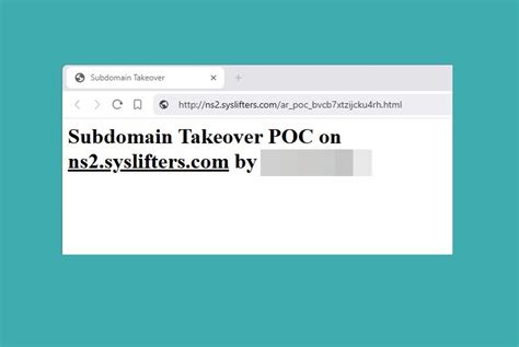 😱 This Is What It Feels Like To Have Vulnerabilities Reported Subdomain Takeover At Syslifters