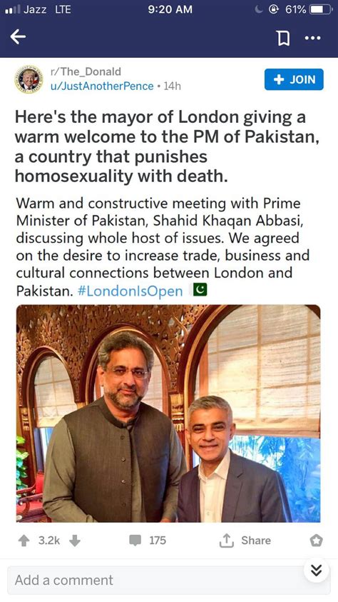 Pakistan Doesnt Have A Death Penalty For Homosexuality It Has A