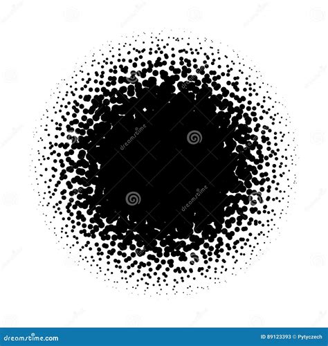 Halftone Circle Font And Alphabet Vector Digital Bold Square Typeface Letter And Number Design