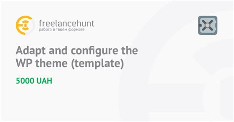 Adapt And Configure The Wp Theme Template • Freelance Job In Html And Css Posted February 3