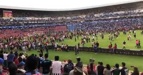 Queretaro Vs Atlas The Fight In The Stadium Between Fans Videos