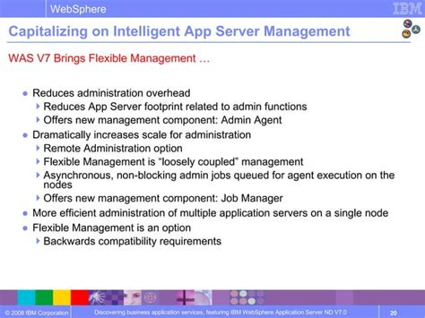 Websphere Application Server V7 Ppt Web Development Internet